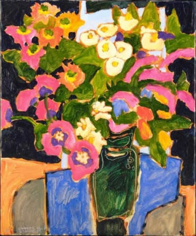 Claude A. Simard | Bouquet with Zinnias (1996) | MutualArt