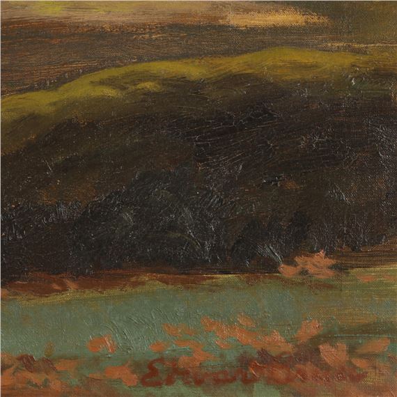 Edward Bright Bruce | Landscape with Trees (1923) | MutualArt