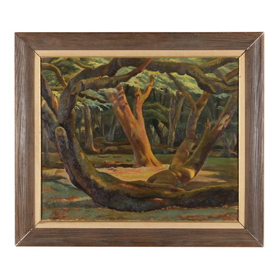 Edward Bright Bruce | Landscape with Trees (1923) | MutualArt