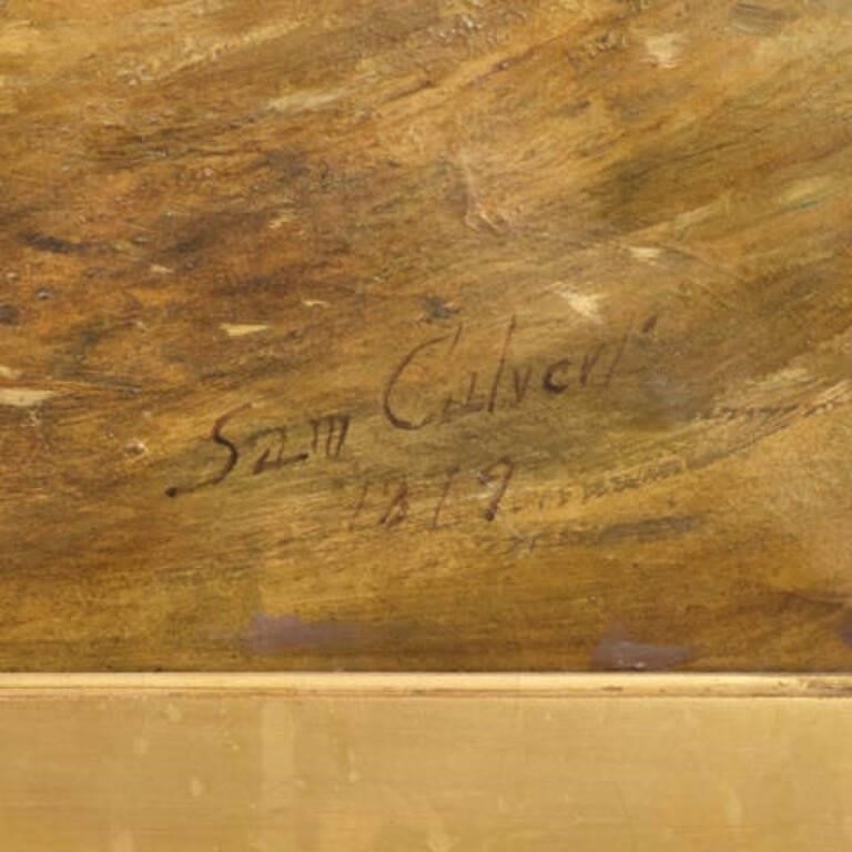 Samuel W. Calvert | rowing out (1879) | MutualArt