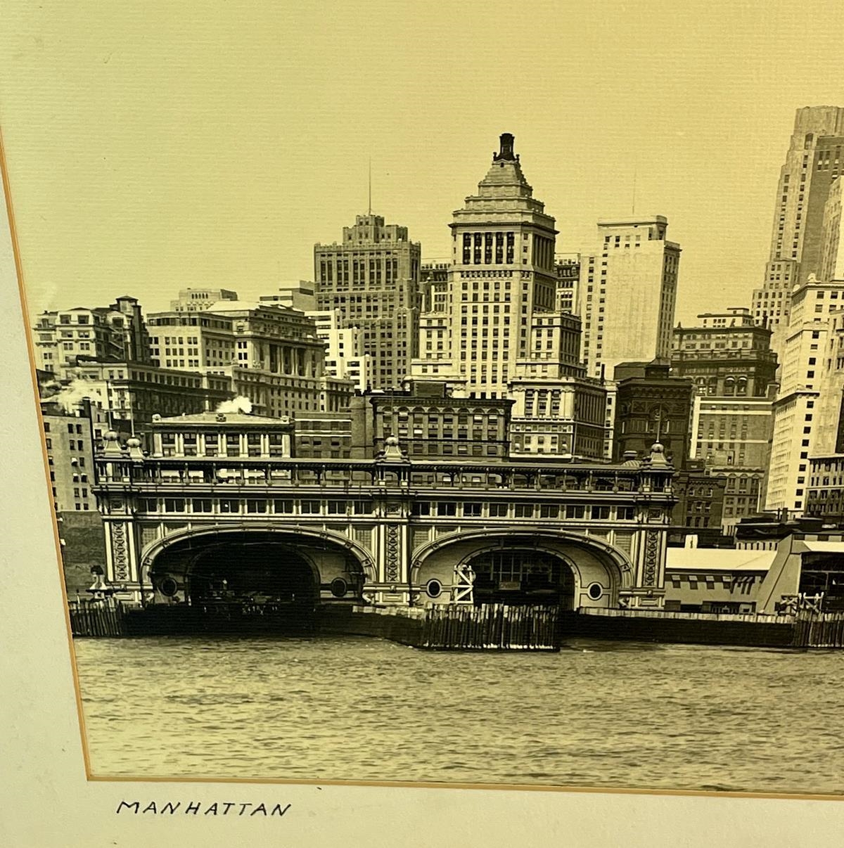 Stanley James Roy | RARE Vintage c. 1938 Manhattan Waterview New York ...