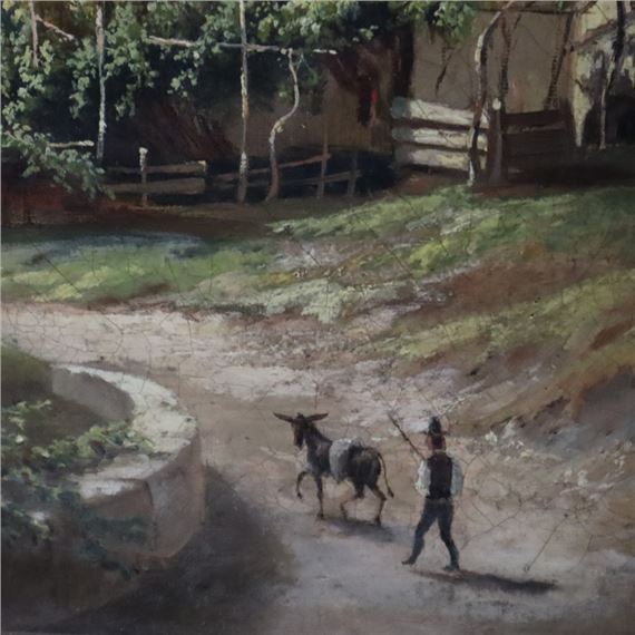 Alfred Seifert | - Südliche Berglandschaft mit Anwesen | MutualArt