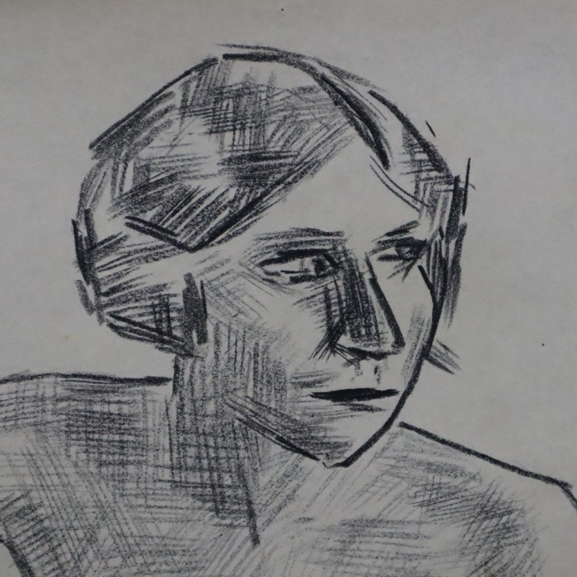 Karl Tratt | - Sitzender weiblicher Akt (Studie) | MutualArt