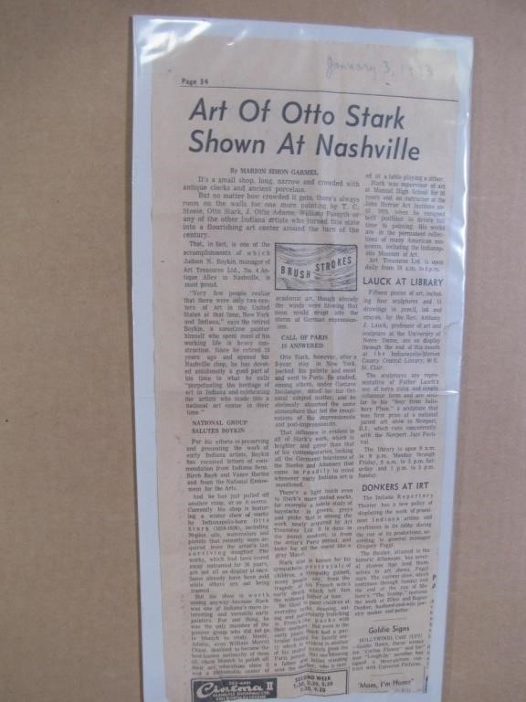 Otto Stark | Whitewater, Brookville (Circa 1973) | MutualArt
