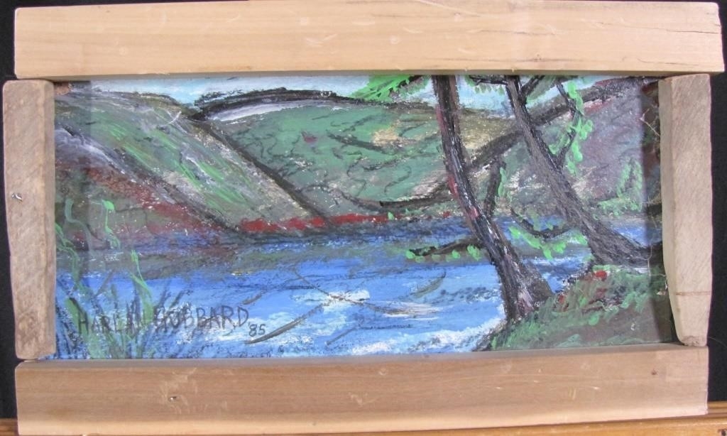 Harlan Hubbard | Ohio River (1985) | MutualArt