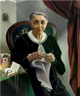 Gregorio Sciltian | RITRATTO DI SIGNORA | MutualArt