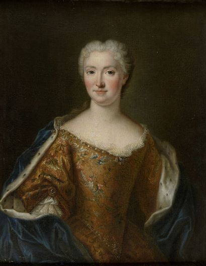 Pierre Gobert | Portrait of a princess of the blood in embroidered ...