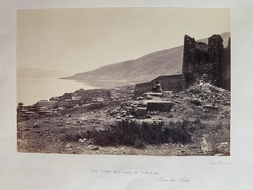 Francis Frith | La ville et le lac de Tibériade vue du Nord (The town ...