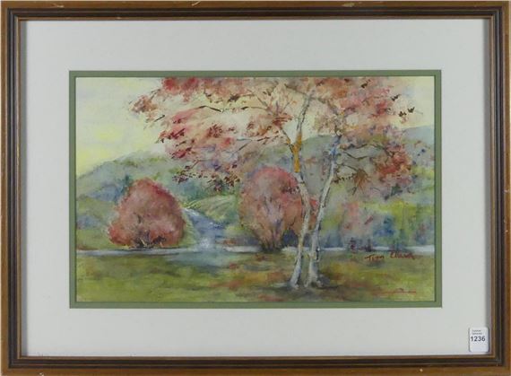 Tim Clark | Untitled: Landscape with Trees | MutualArt