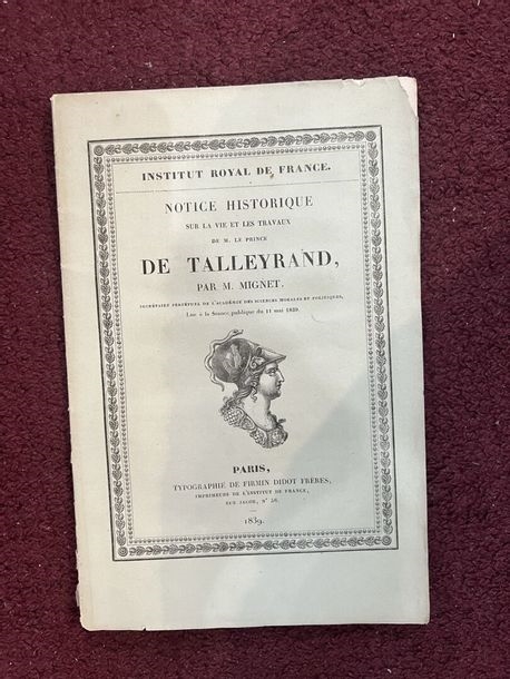 French School, 19th Century | Portrait of Talleyrand | MutualArt