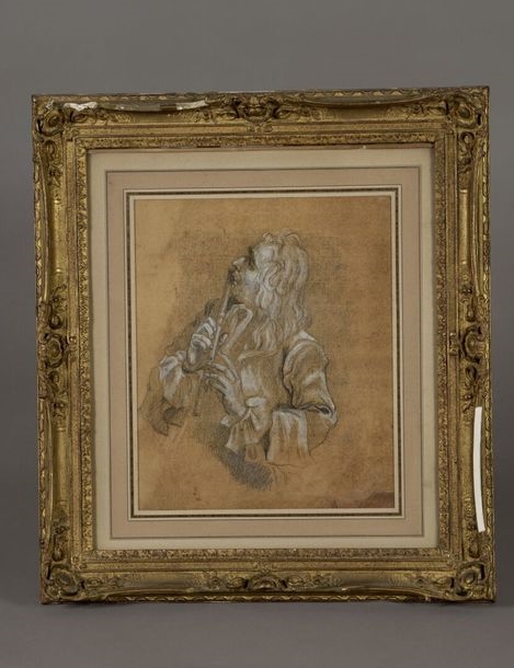 French School, 19th Century | Portrait of a young flautist | MutualArt