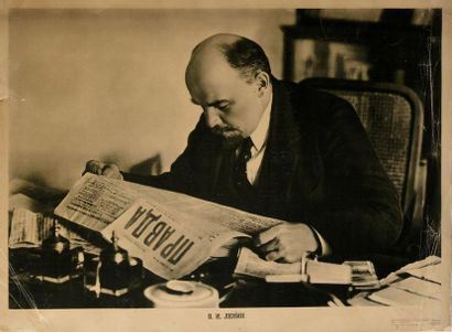 Pyotr Otsup | Vladimir Lenin at the Kremlin office. (1982) | MutualArt