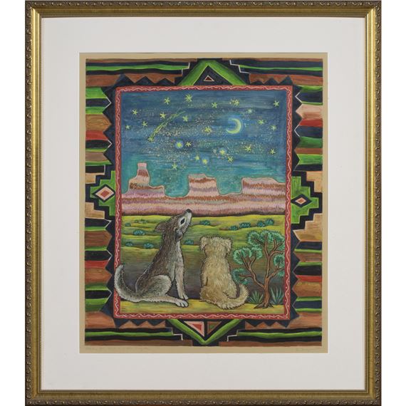 Diana Bryer | Study for Cleo and the Coyote (1994) | MutualArt