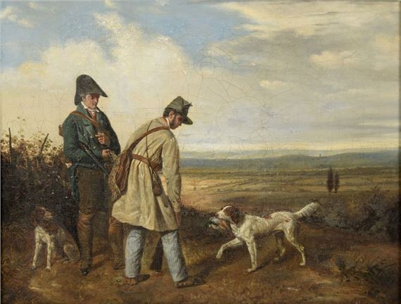 Pierre Duval-Lecamus | Hunters and their dogs | MutualArt