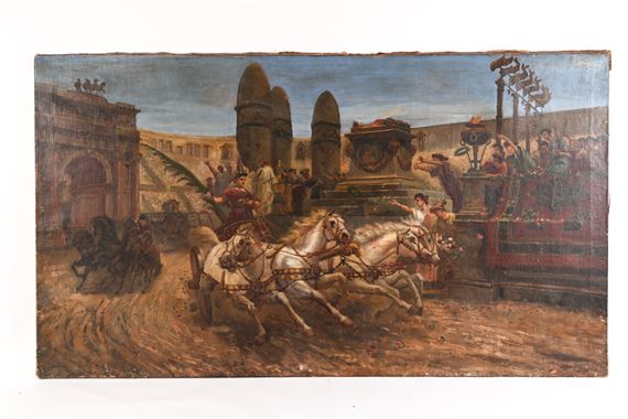 Ettore Forti | Carriage scene | MutualArt