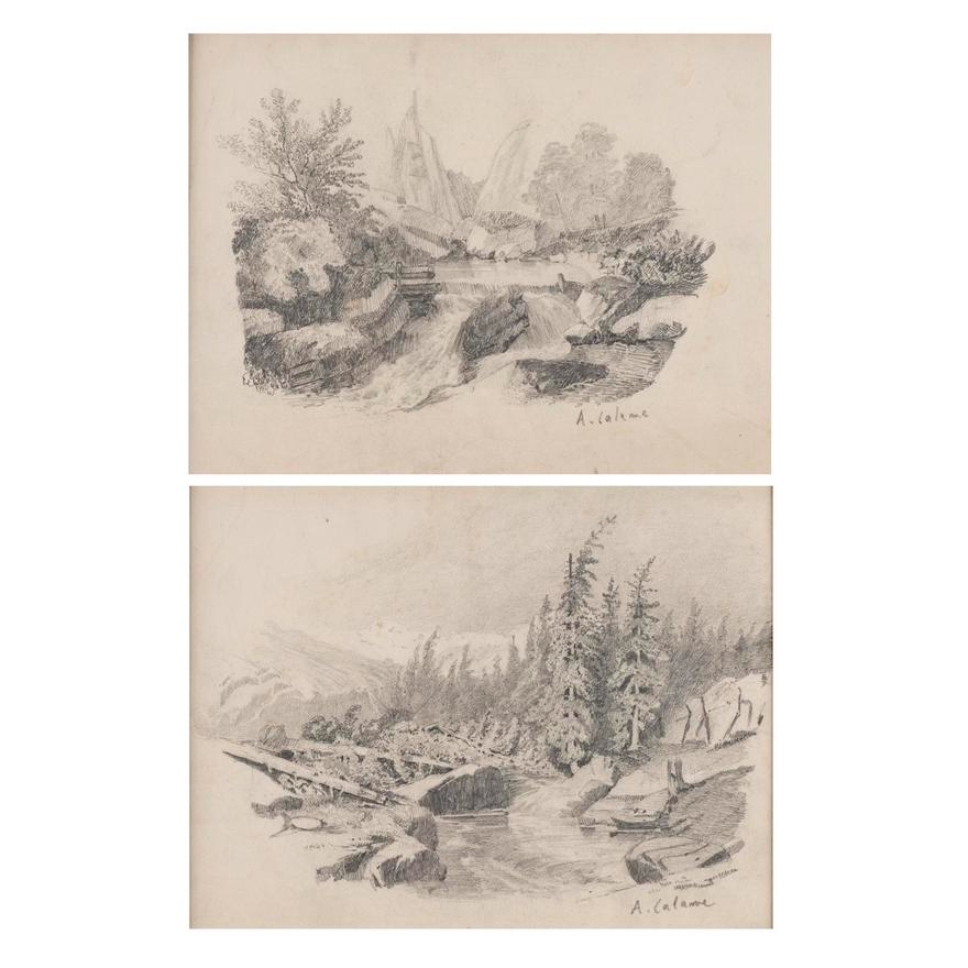 Jean Baptiste Arthur Calame | PAYSAGE DE MONTAGNE | MutualArt