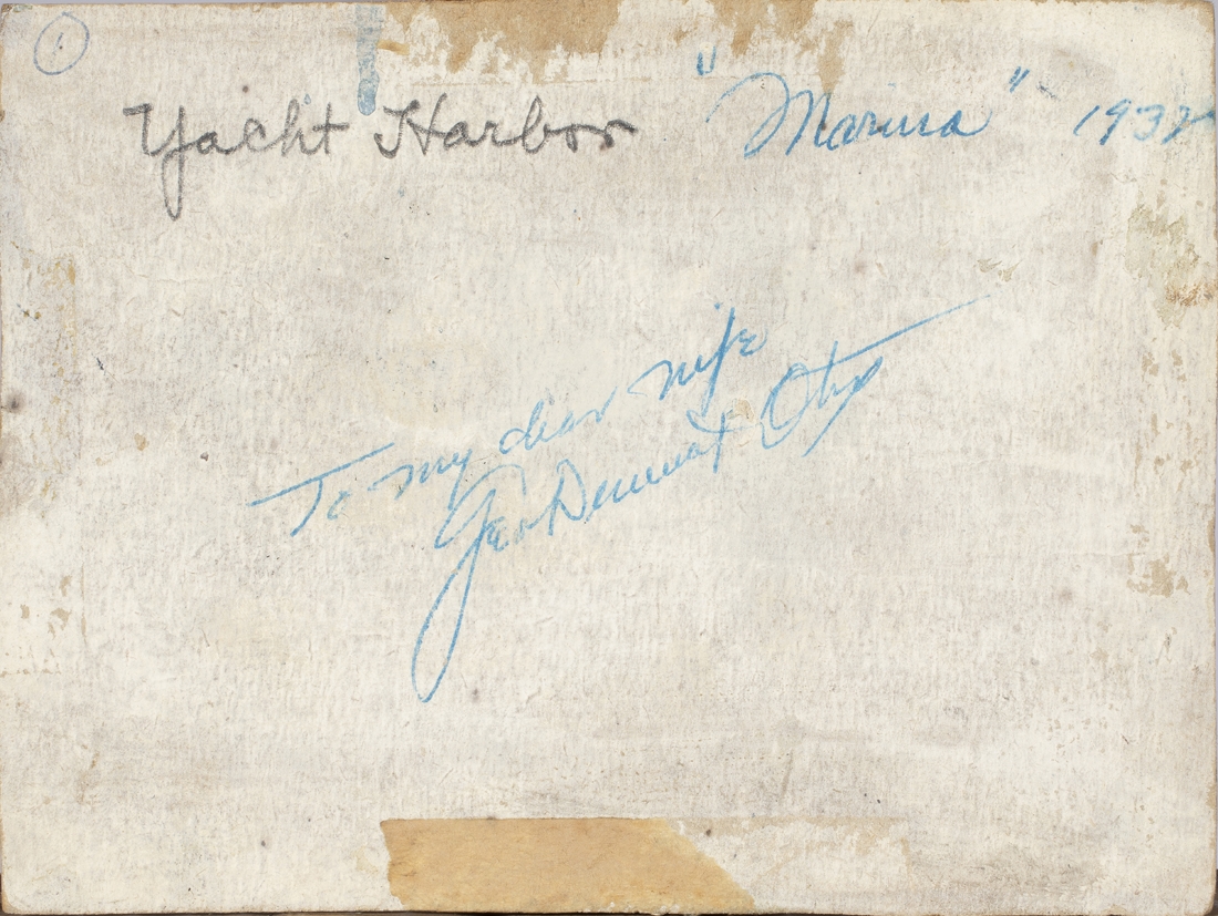 George Demont Otis | Yacht Harbor - Marina (1932) | MutualArt