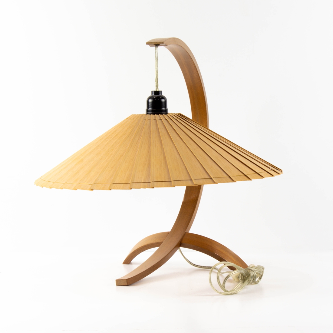John Lang | A Modernist John Lang bentwood fan lamp | MutualArt