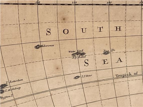John Senex | Original engraved map of North and South America featuring ...