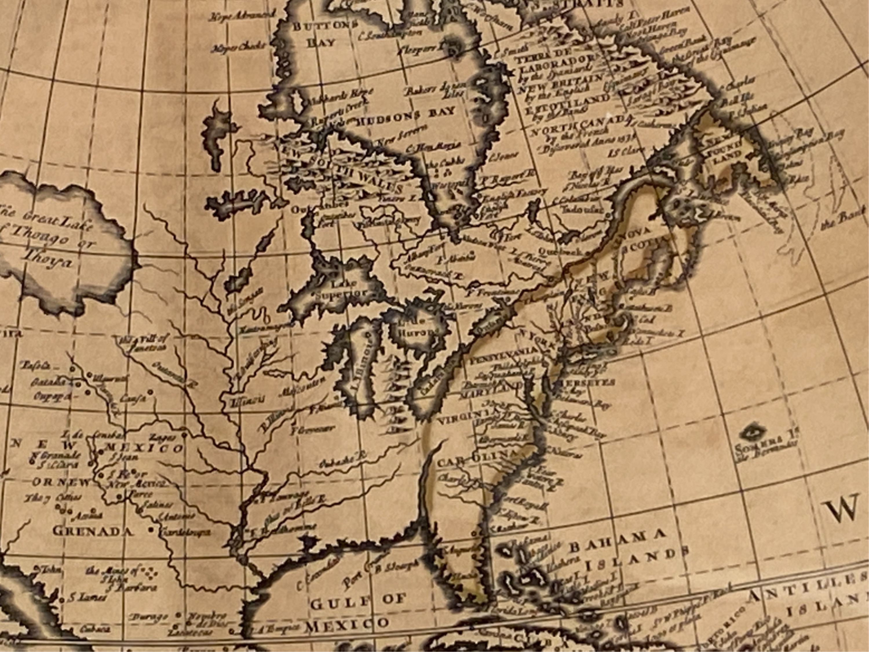 John Senex | Original engraved map of North and South America featuring ...