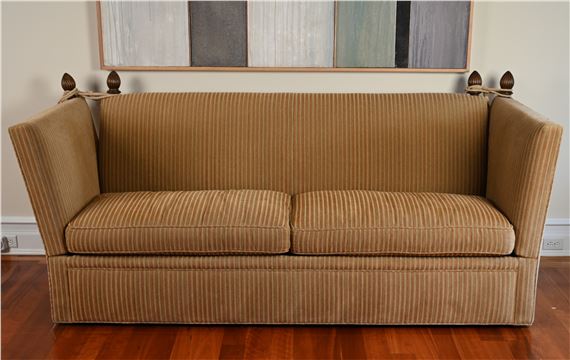 Edward Ferrell | EDWARD FERRELL CHENILLE KNOLE SOFA | MutualArt