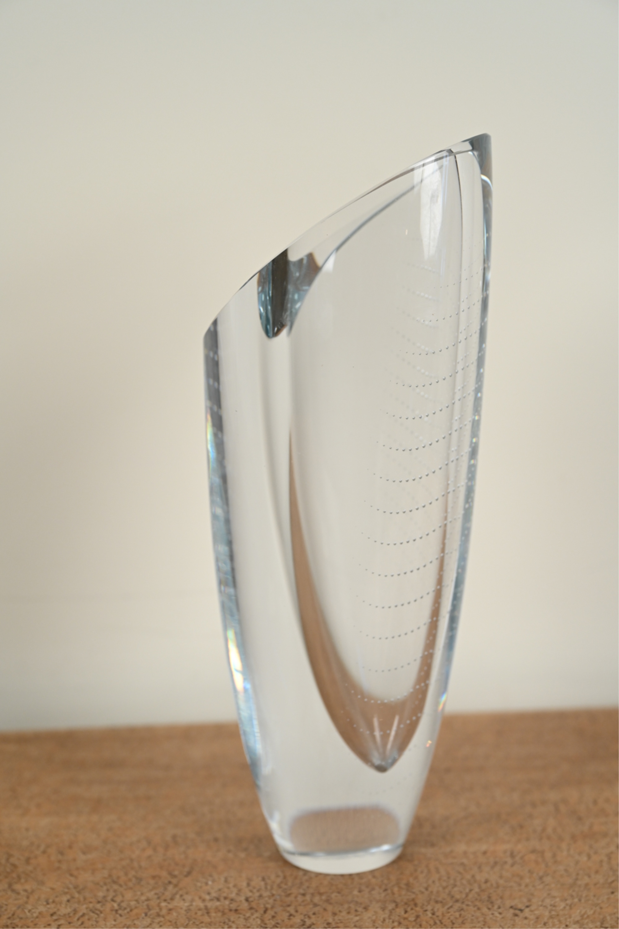Kosta Boda | KOSTA BODA BULLICANTE CRYSTAL VASE | MutualArt