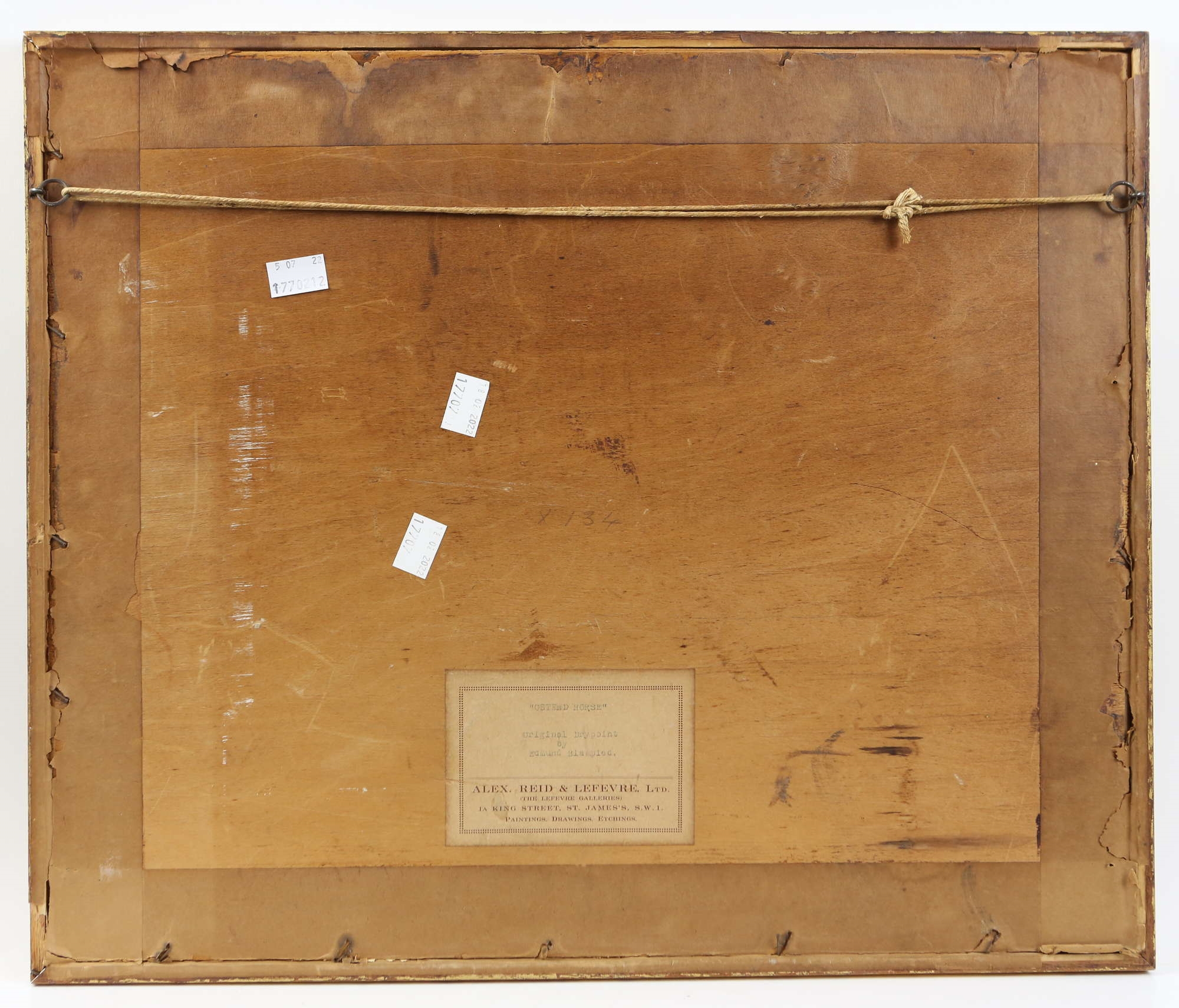 Edmund Blampied | 'Ostend Horse' (1926) | MutualArt