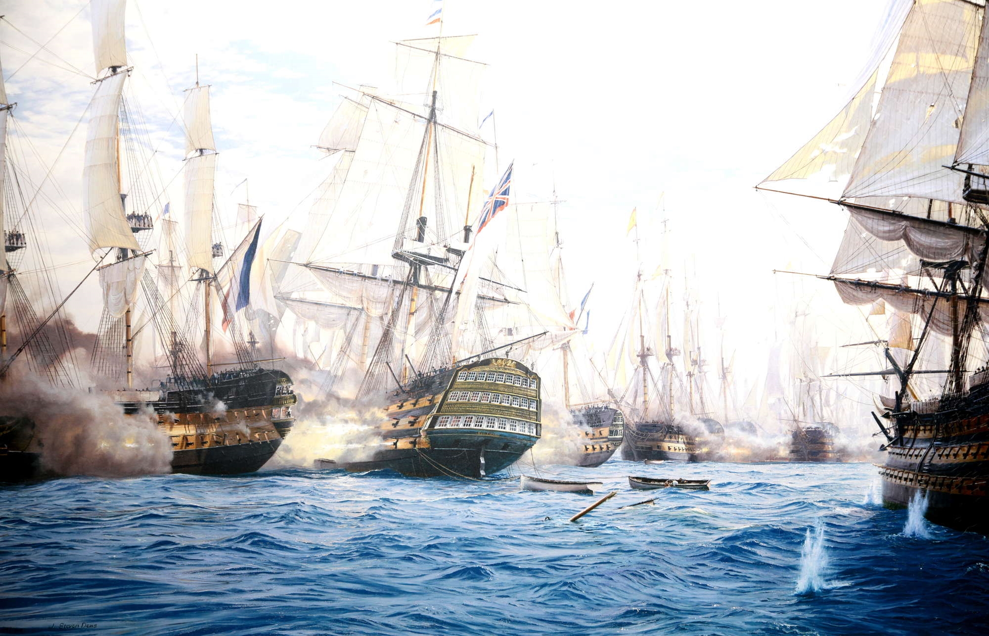 John Steven Dews | 'The Battle of Trafalgar' | MutualArt