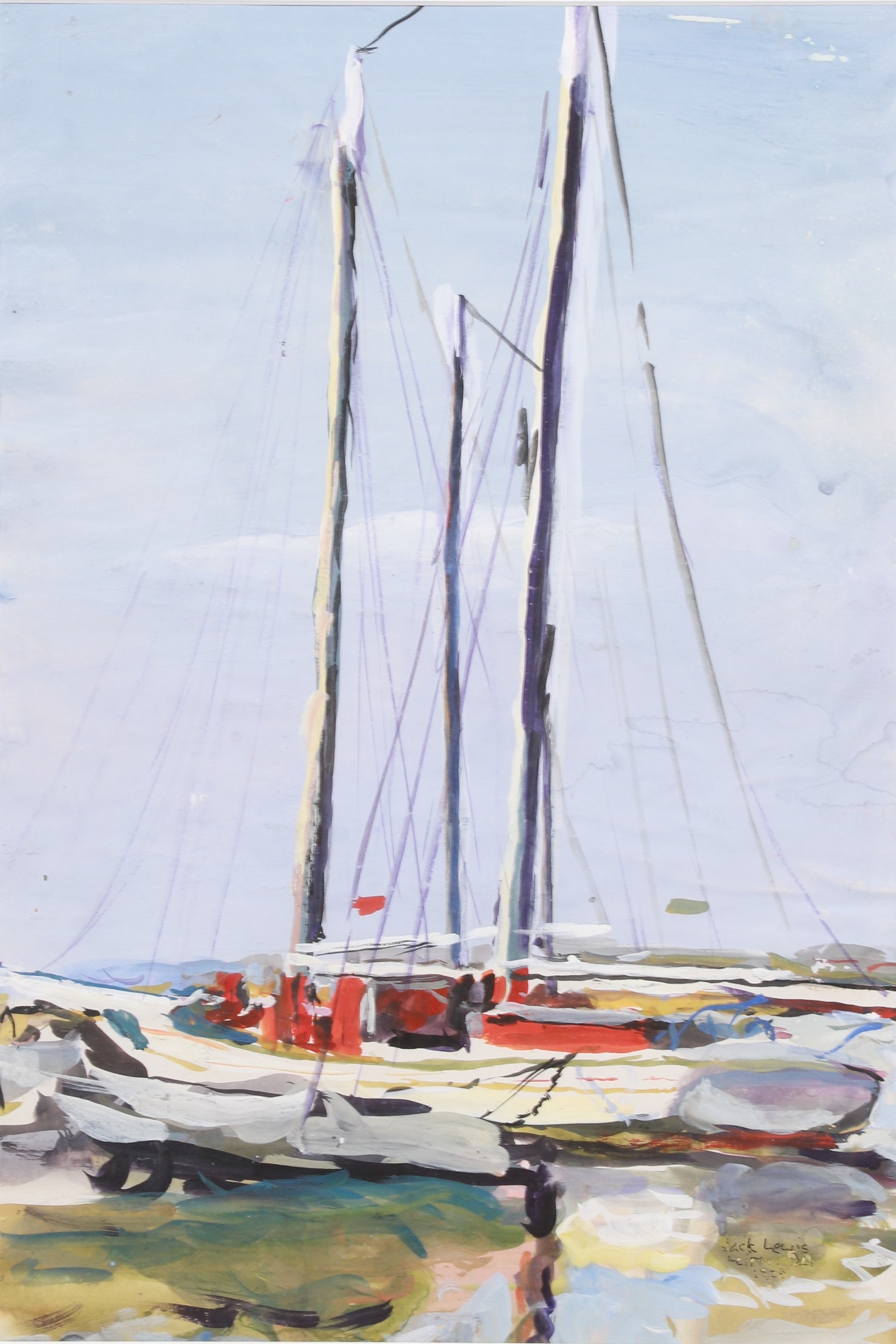 Jack Lewis | Oyster Boat, Leipsic DE (1939) | MutualArt