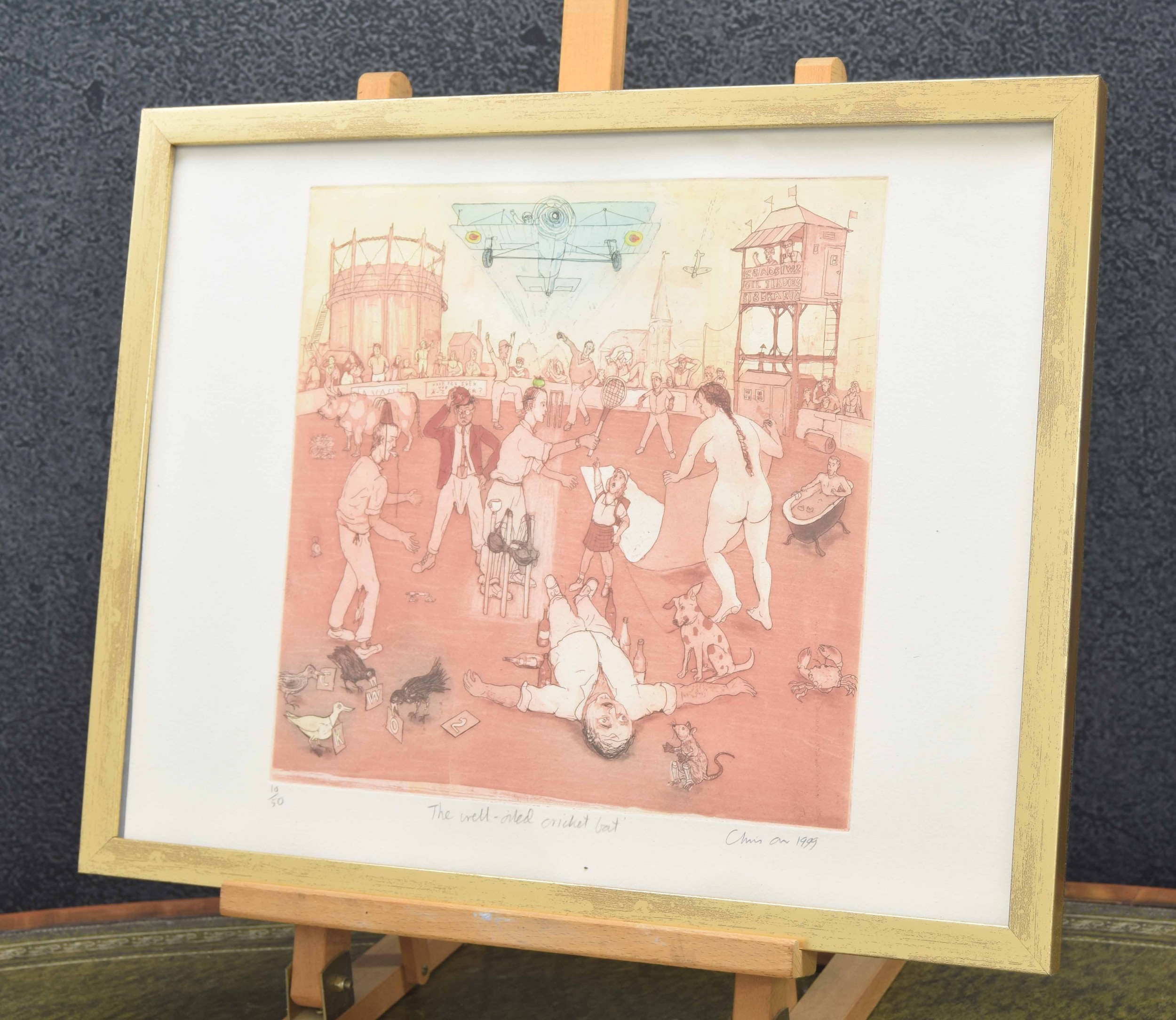 Chris Orr | The Well-Oiled Cricket Bat (1999) | MutualArt