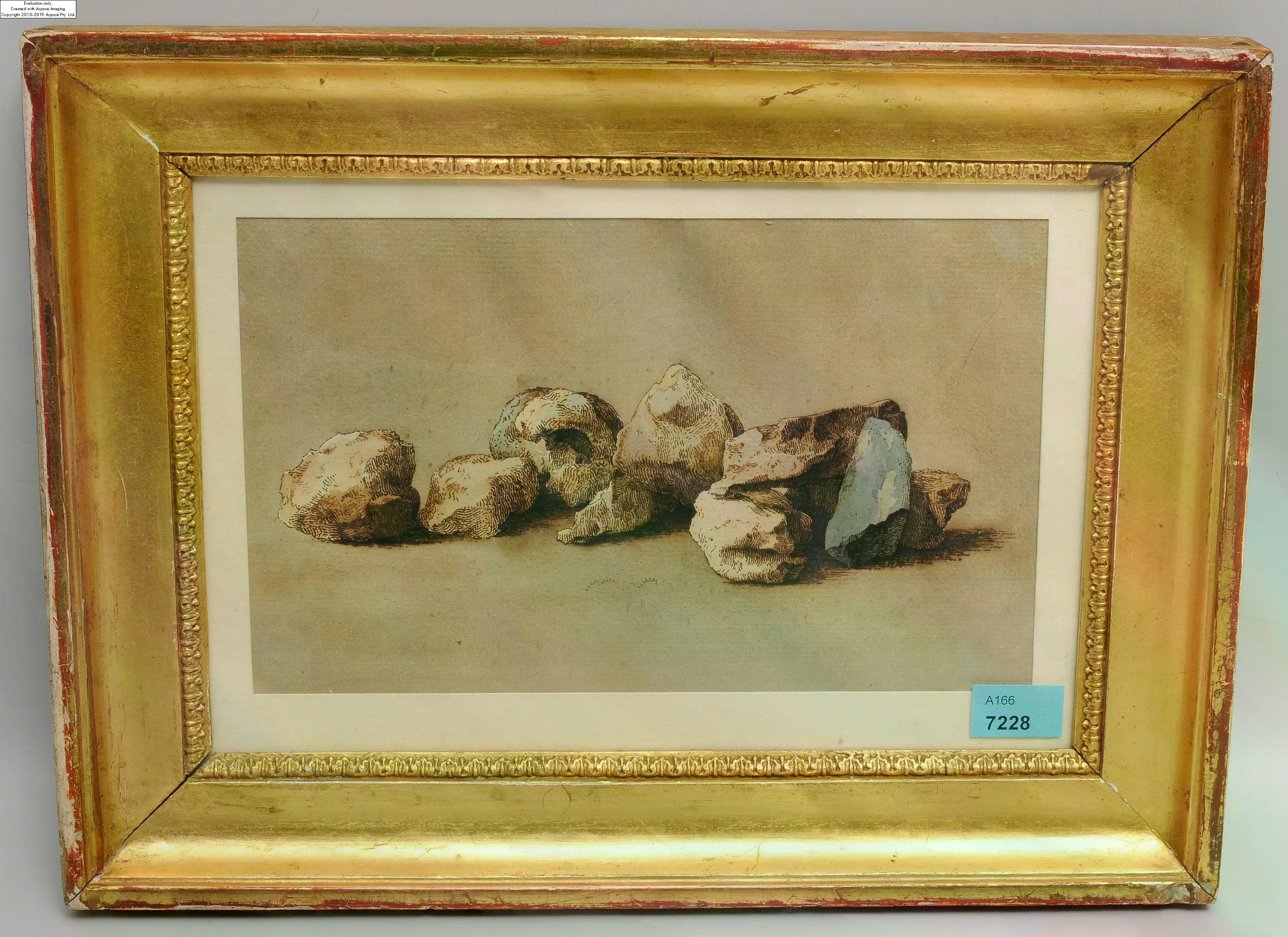 Jean-Antoine Linck | Study with boulders | MutualArt