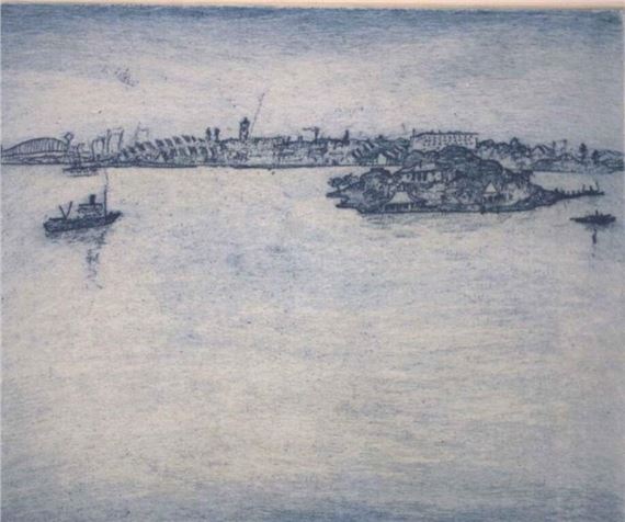 Lloyd Rees | Iron Cove, Sydney Harbour (1978) | MutualArt