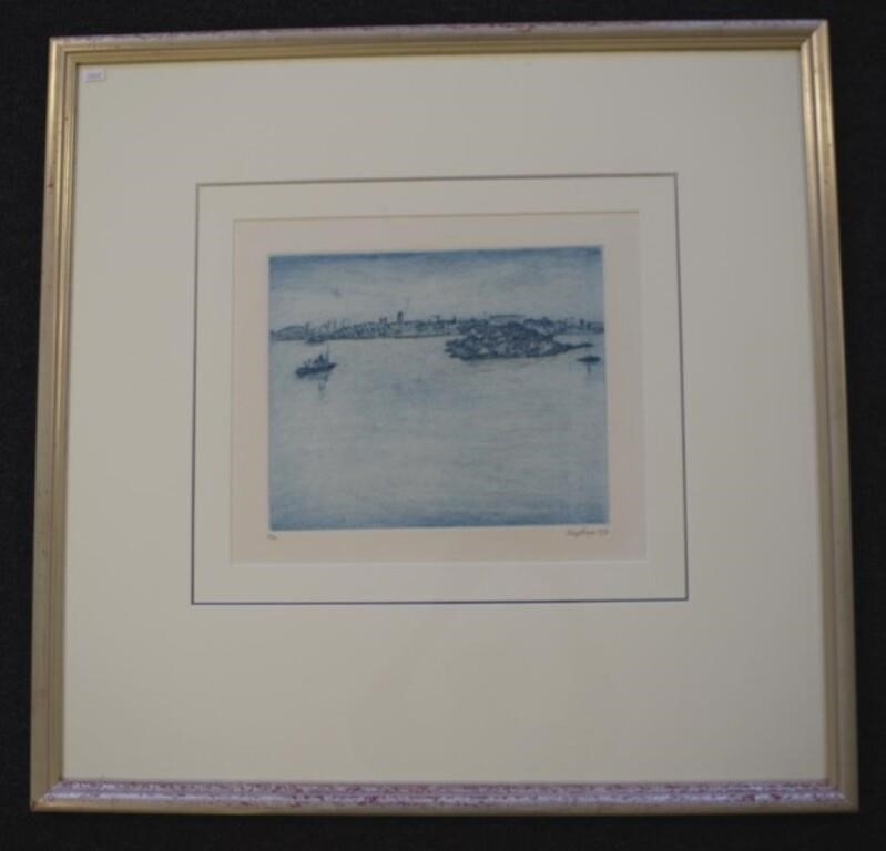 Lloyd Rees | Iron Cove, Sydney Harbour (1978) | MutualArt