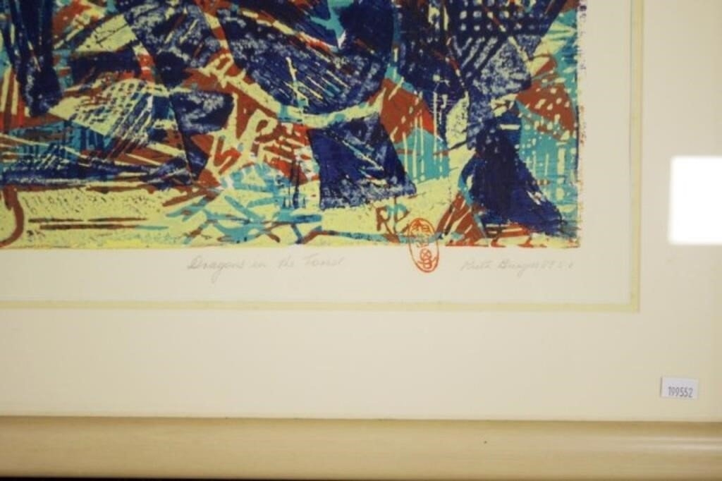 Ruth Burgess | Dragons in the Forest (1989) | MutualArt