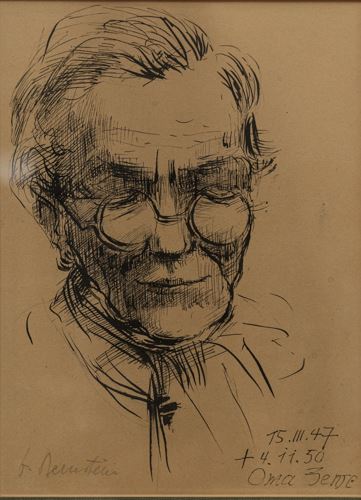 Walter Bernstein | Oma Zewe, die Mutter des Bildhauers Otto Zewe (1947 ...