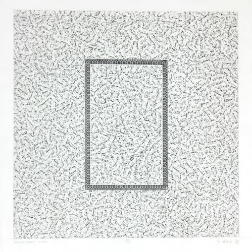 Jiří Kolář | Persky dopis-okno (Persischer Fensterbrief) (1968) | MutualArt