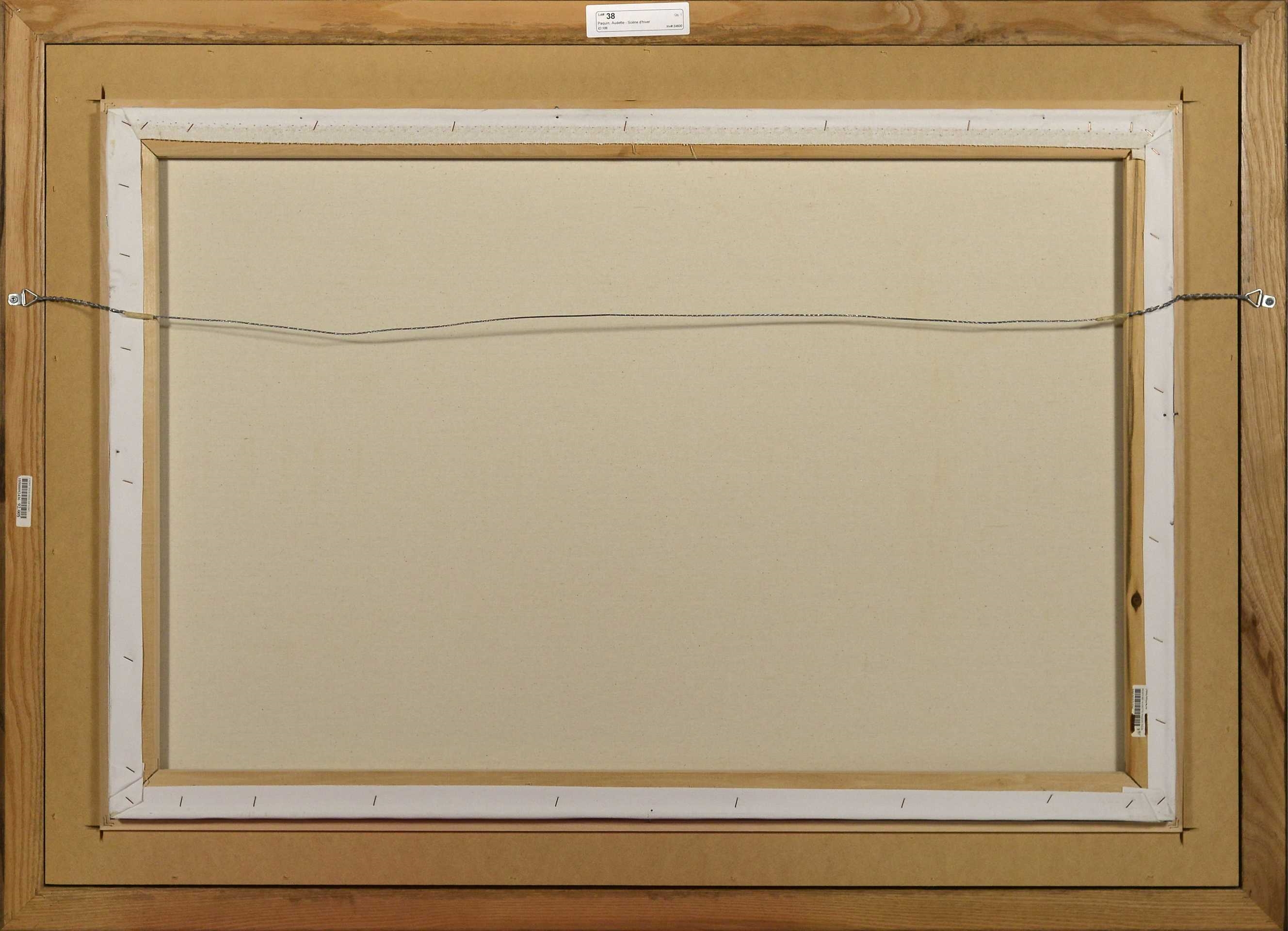 Audette Paquin | Paquin, Audette - Scéne d'hiver | MutualArt