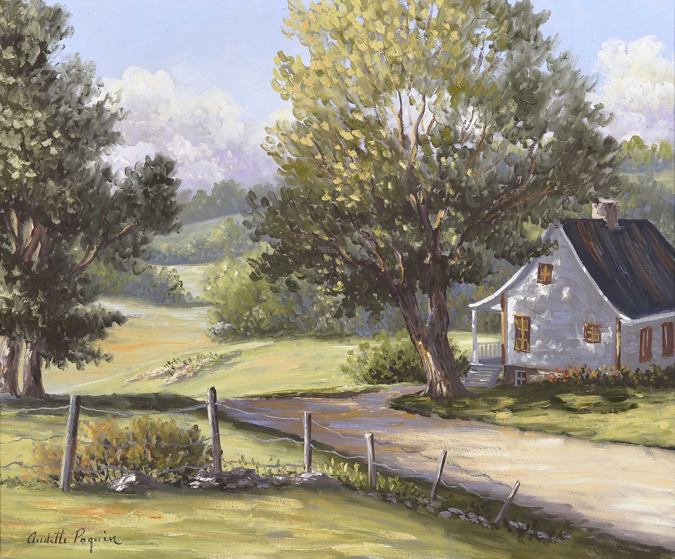 Audette Paquin | Paquin, Audette - Maison de campagne | MutualArt