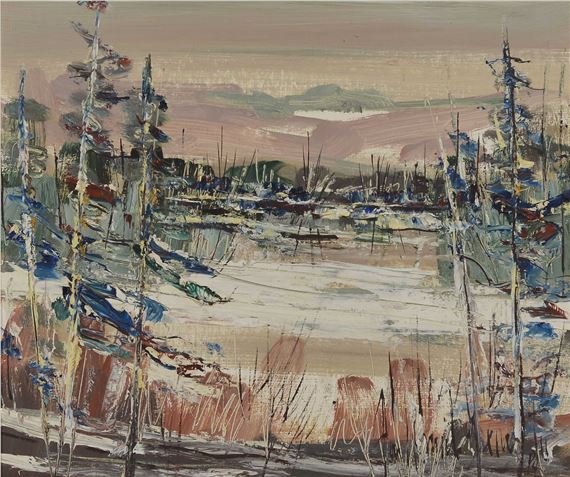 Paul-Émile Genest | Paysage (1974) | MutualArt