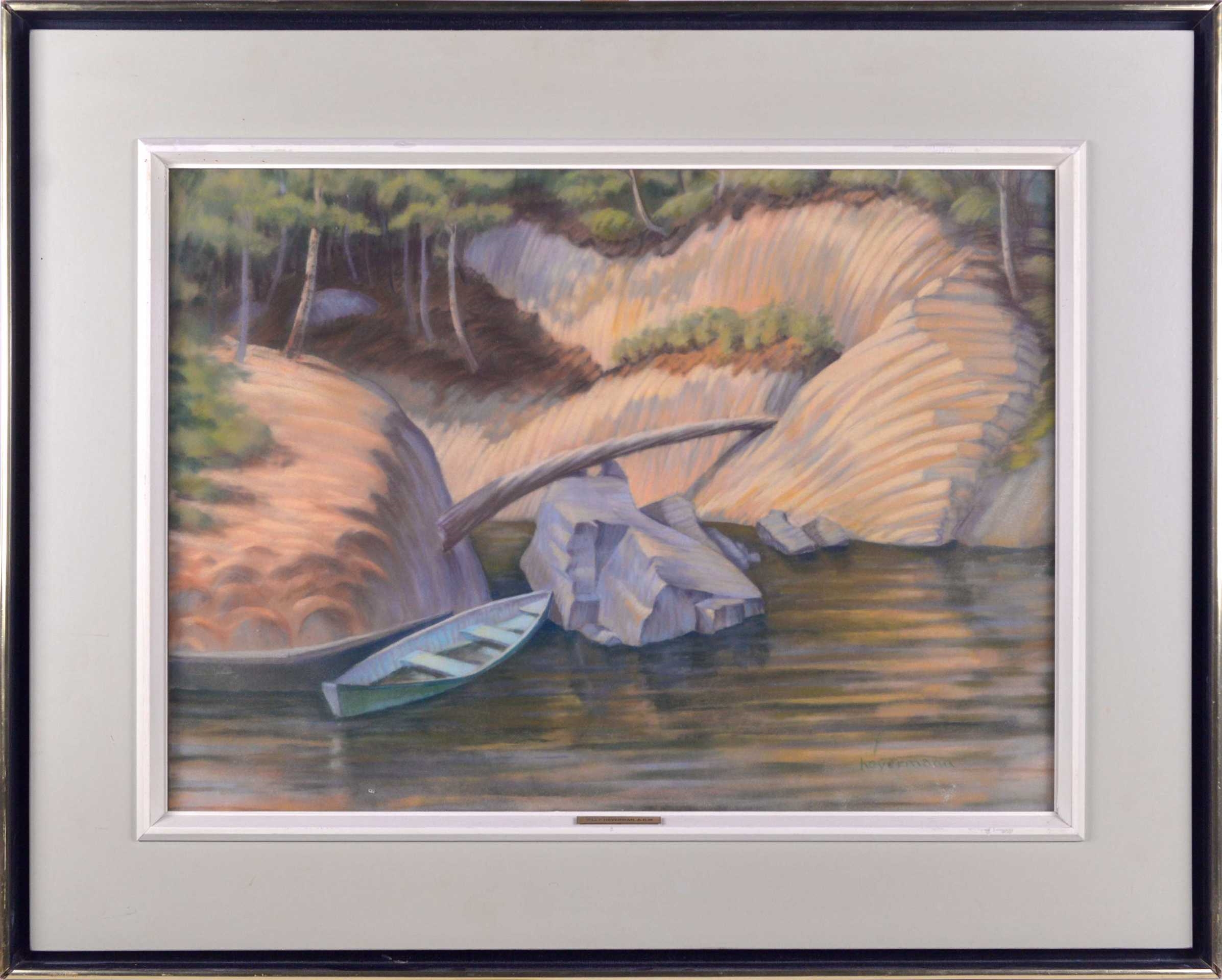 Willy Hoverman | Hovermann, Willy - Green boat | MutualArt