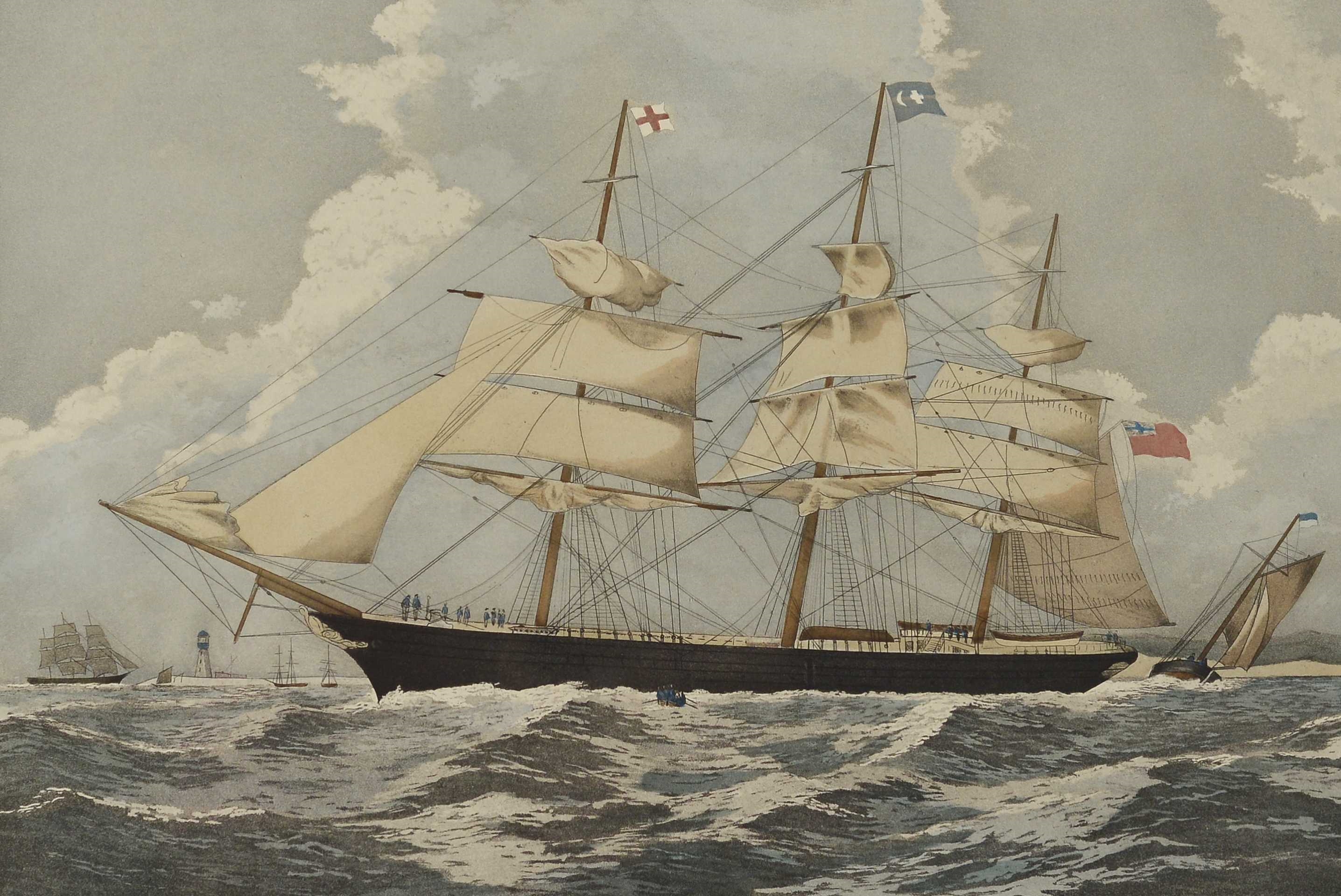 Thomas Goldsworth Dutton | The iron clipper ship Cornwallis | MutualArt