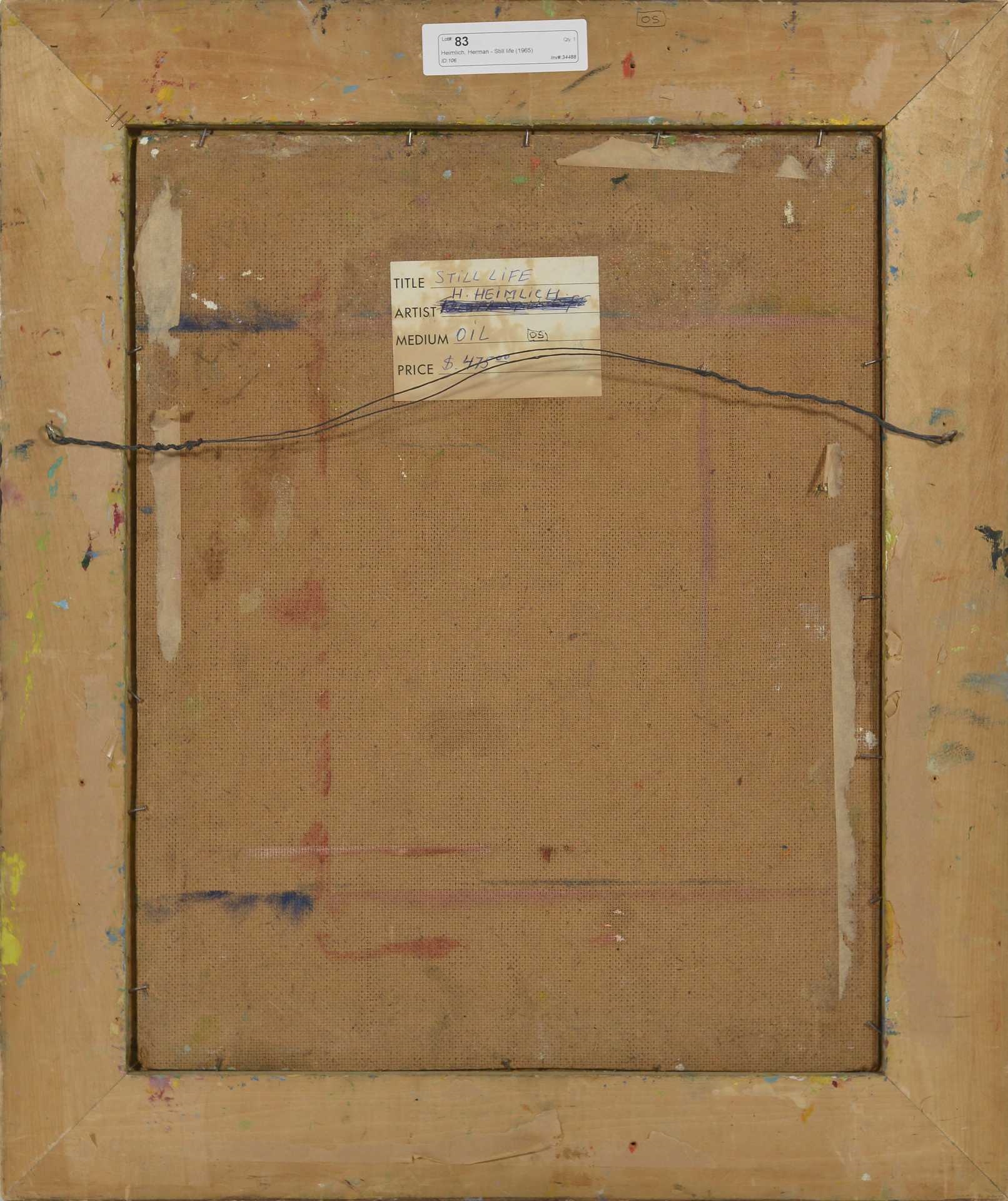 Herman Heimlich | Still life (1965) | MutualArt