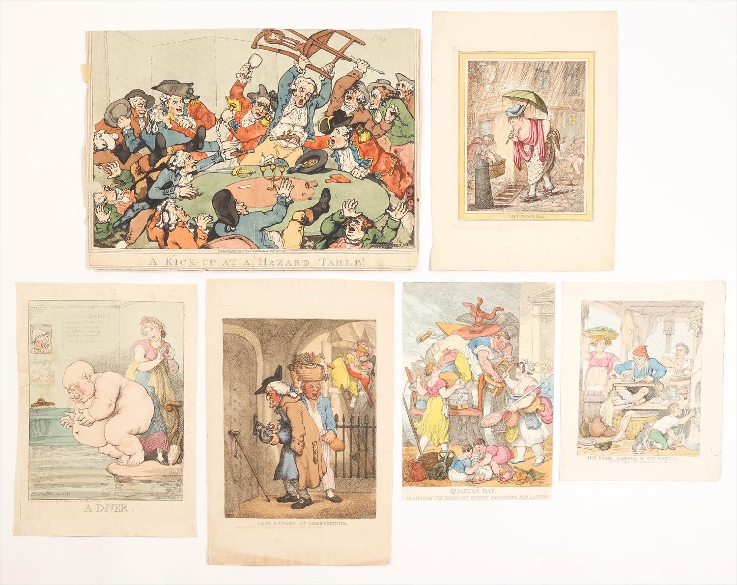 Thomas Rowlandson | Caricatures and Comical Scenes | MutualArt
