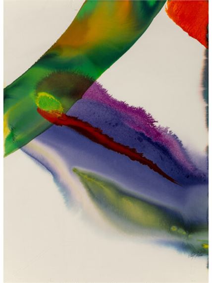 Paul Jenkins | Phenomena Flying Wedge (1981) | MutualArt