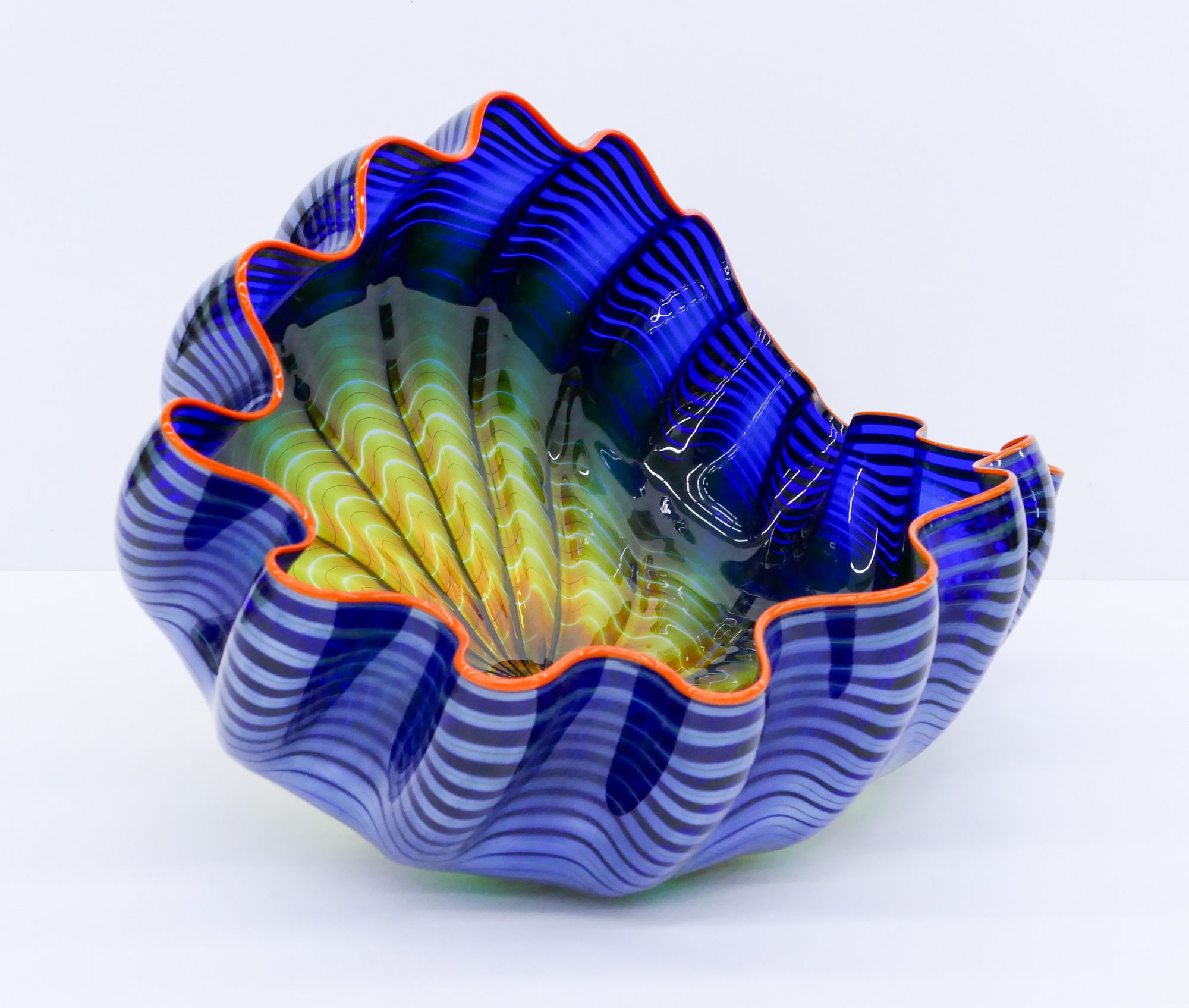 Dale Chihuly | ''Ultramarine Blue Seaform'' (1995) | MutualArt