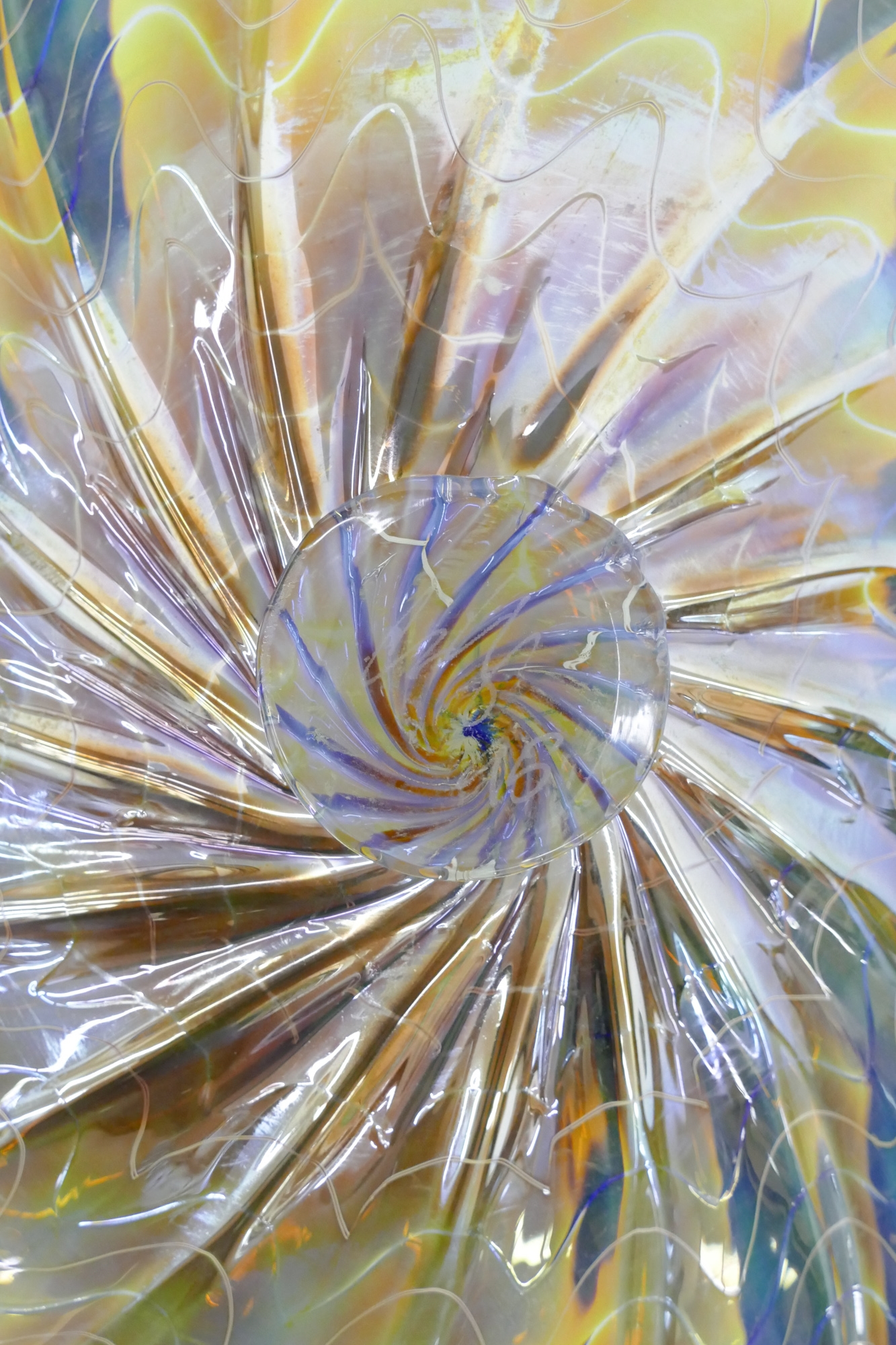 Dale Chihuly | ''Ultramarine Blue Seaform'' (1995) | MutualArt