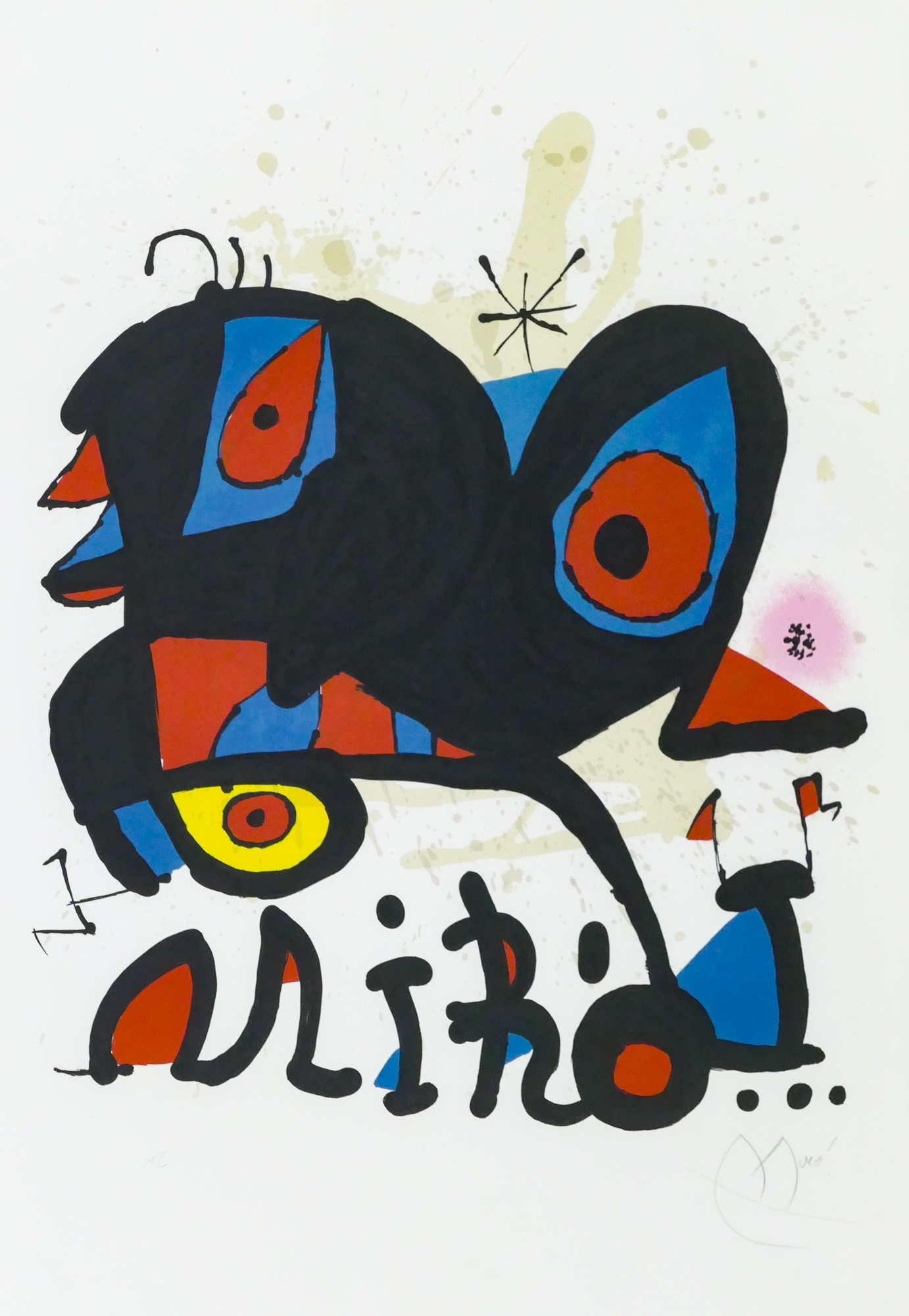 Joan Miró | AFFICHE POUR L'EXPOSITION MIRO (1974) | MutualArt