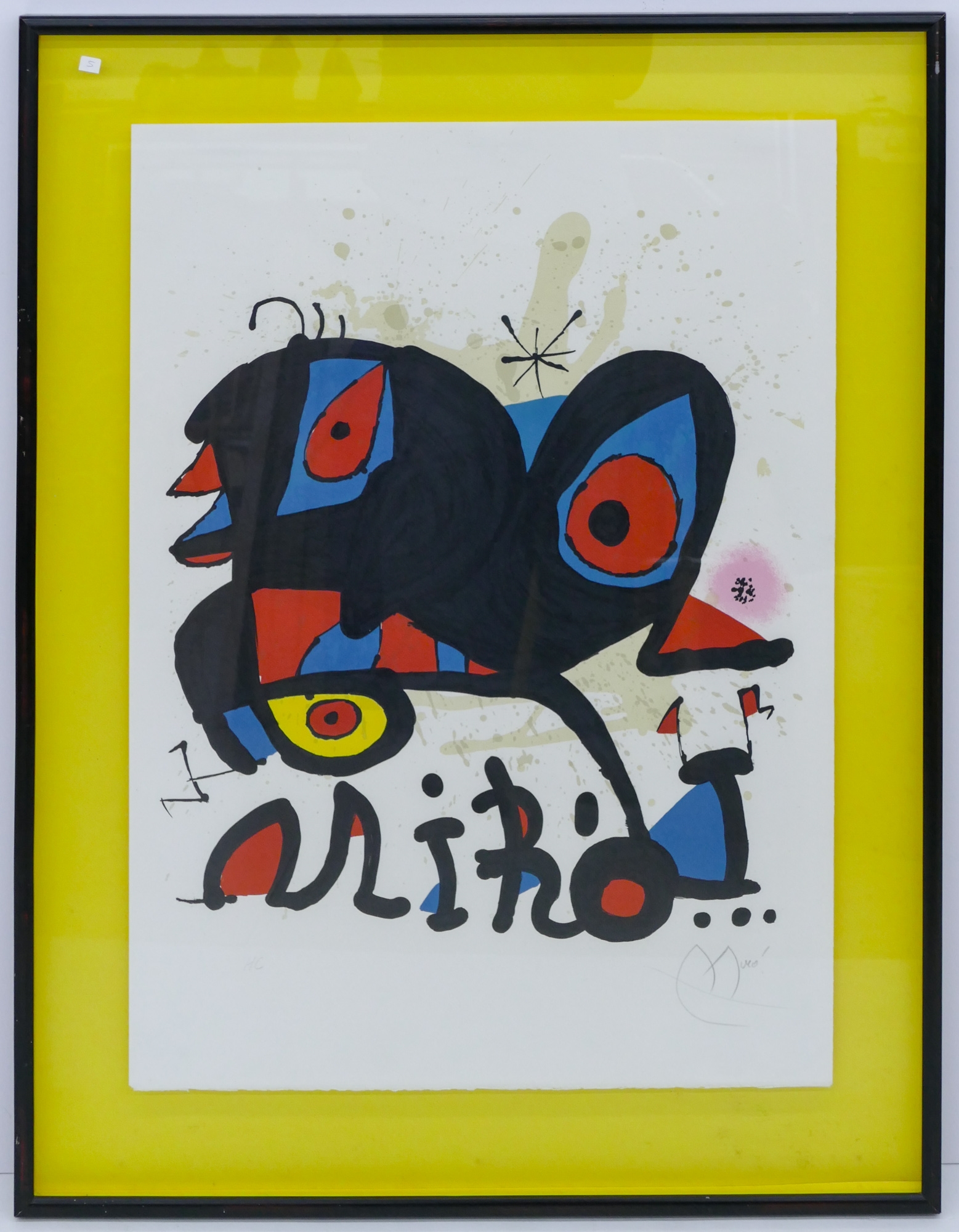 Joan Miró | AFFICHE POUR L'EXPOSITION MIRO (1974) | MutualArt