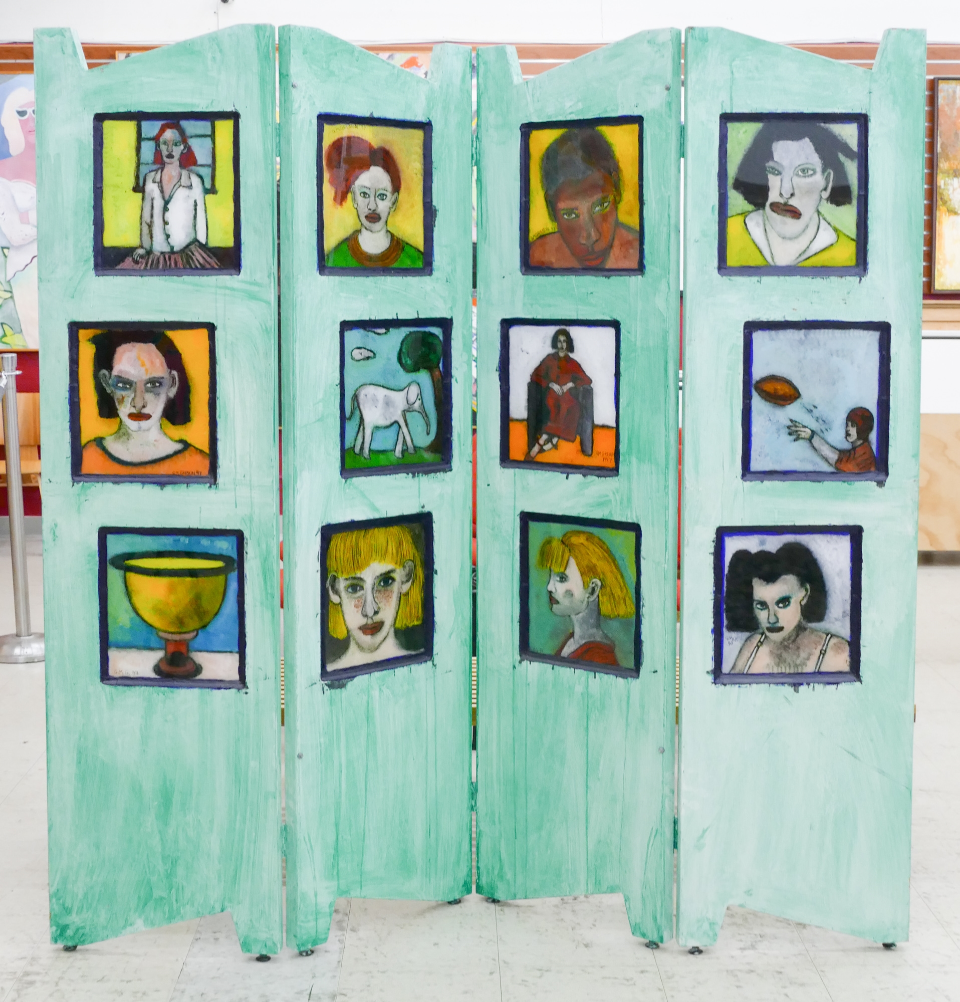 Gregory Grenon | PORTRAITS ROOM SCREEN (1997) | MutualArt