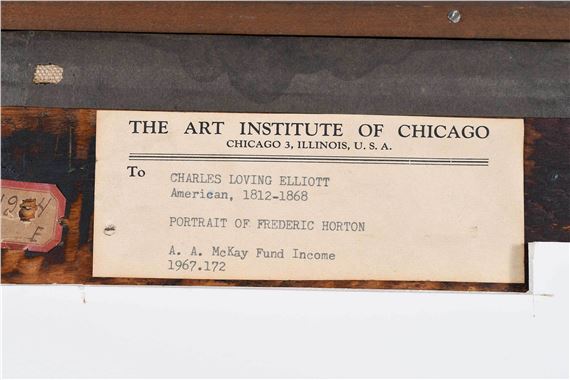 Charles Loring Elliott | Portrait of Frederick Horton | MutualArt